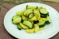 Steamed Zucchini and Squash
